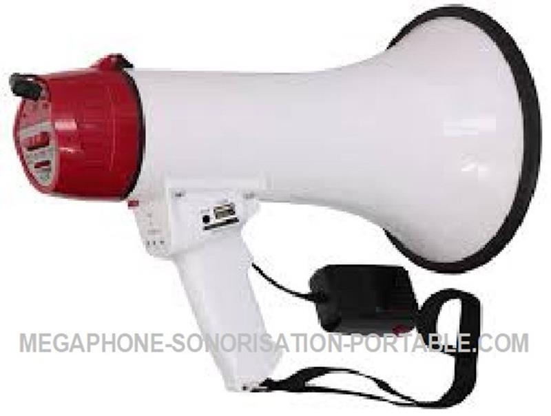Megaphone Porte voix MEGA20 USB Batterie