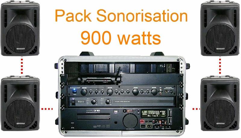 Pack Sonorisation Pack 900 FASE 900 WATTS