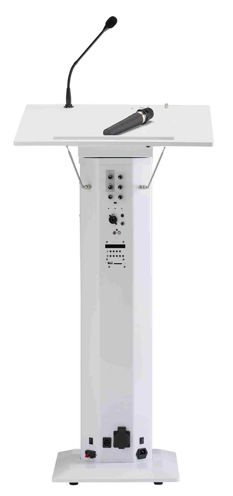 Pupitre de conférence blanc 60 watts,